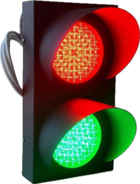 Світлофор світлодіодний 10Вт/220В червоно/зелений, 120мм реверсивний ...
